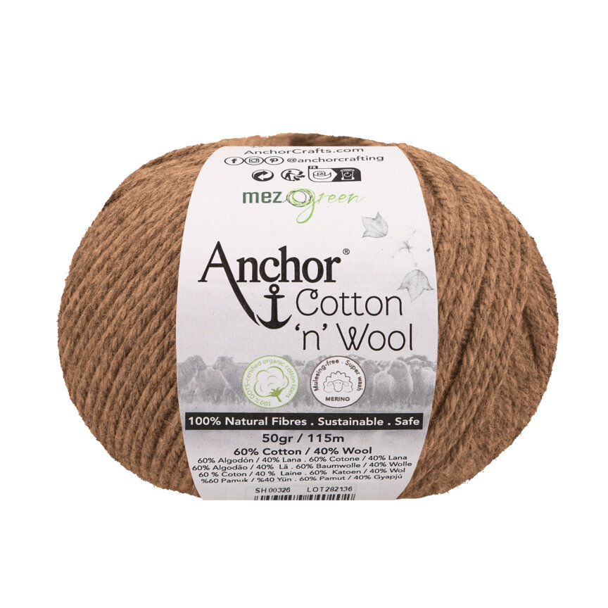 4670004 Anchor Cotton ´n´ Wool 10x50g - MEZ Shop